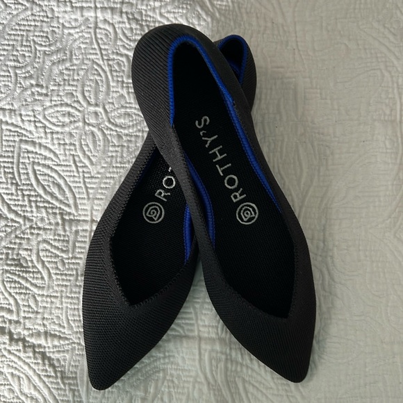 Rothy's | Shoes | Rothys The Point In Black Solid | Poshmark